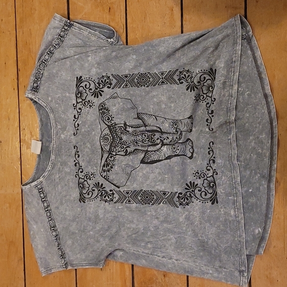 American Age | Tops | Elephant Grey Topside Small Top | Poshmark